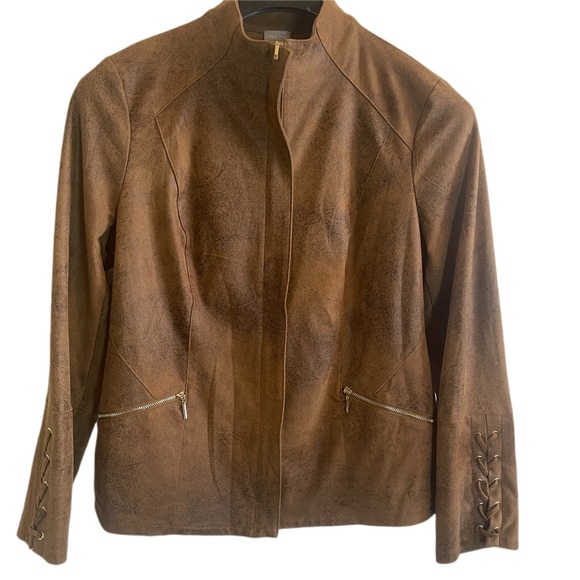 Chico's | Jackets & Coats | Chicos Vegan Suede Jacket | Poshmark